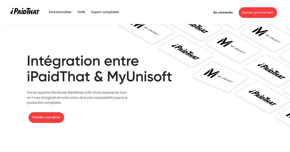 Découvrez notre intégration MyUnisoft - iPaidThat